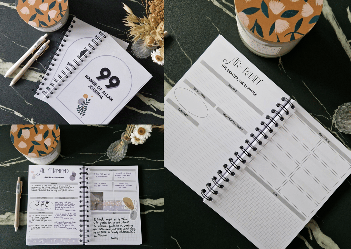 99 Names of Allah Journal | jannahjournal