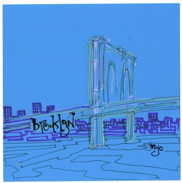 Gregory Attonito — Brooklyn Bridge Blue