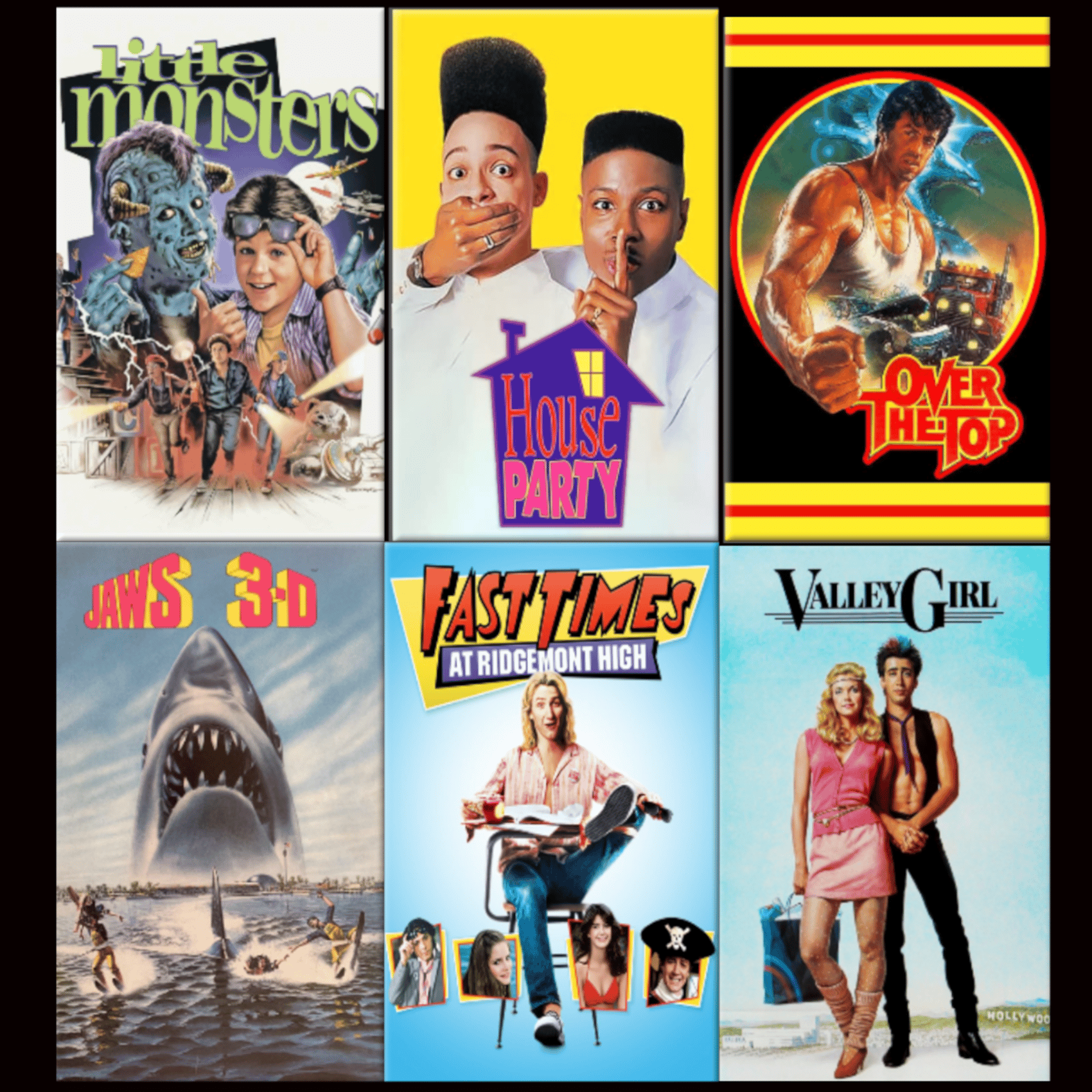 80s MOVIES POSTERS | Ba Ba Buttons