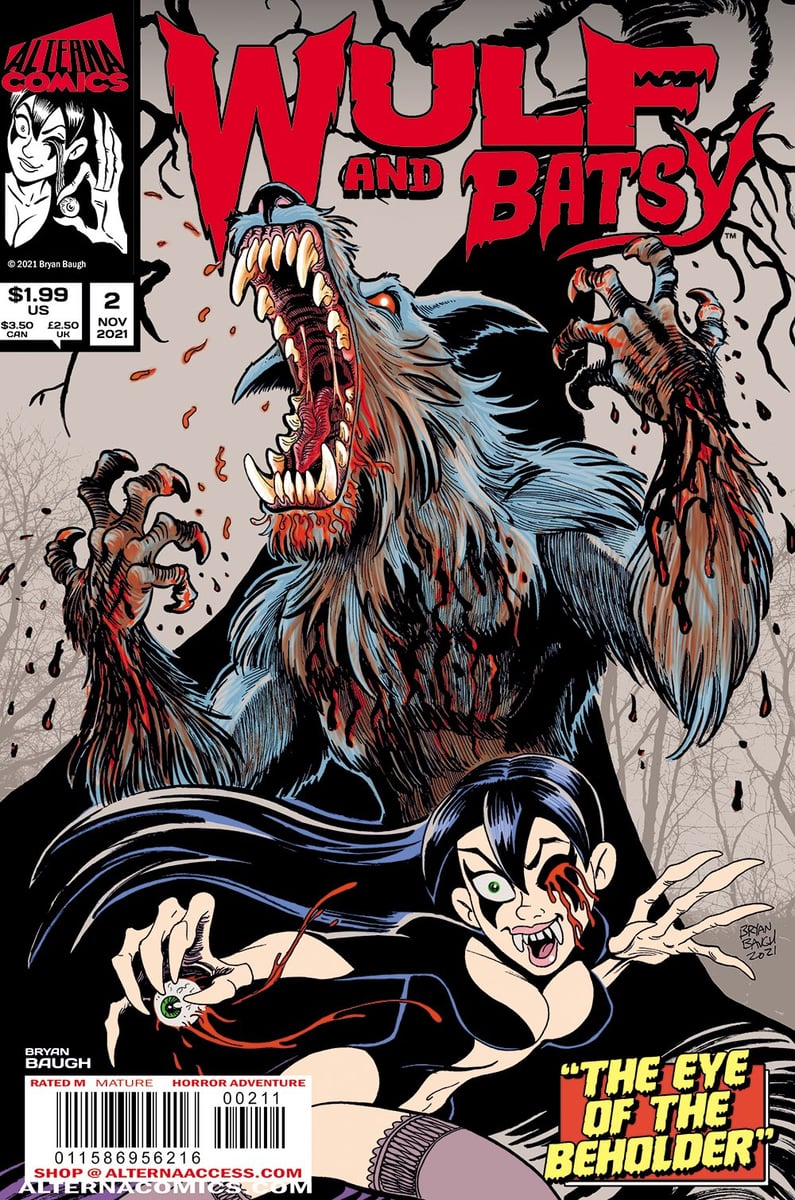Wulf and Batsy issue 2 | Bryan Baugh's Monster Art and Comics