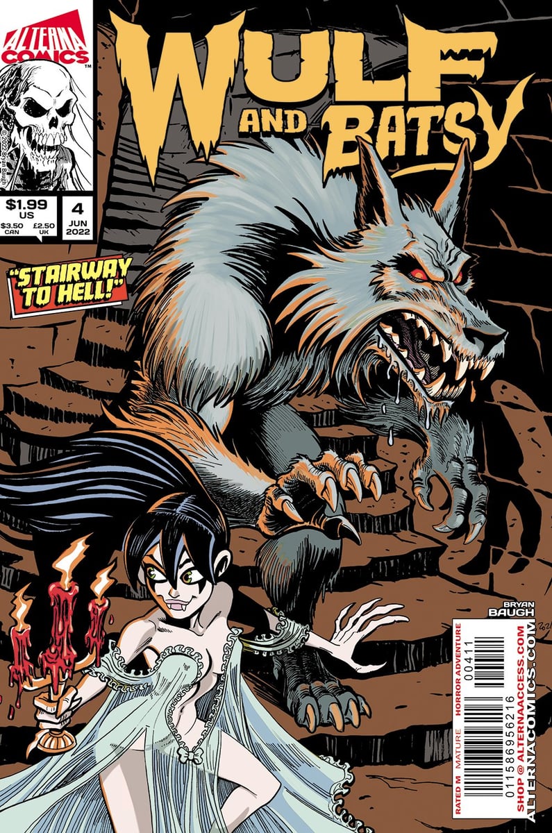 Wulf and Batsy issue 4 | Bryan Baugh's Monster Art and Comics