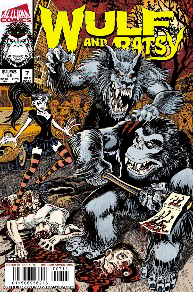 Wulf and Batsy issue 7 | Bryan Baugh's Monster Art and Comics