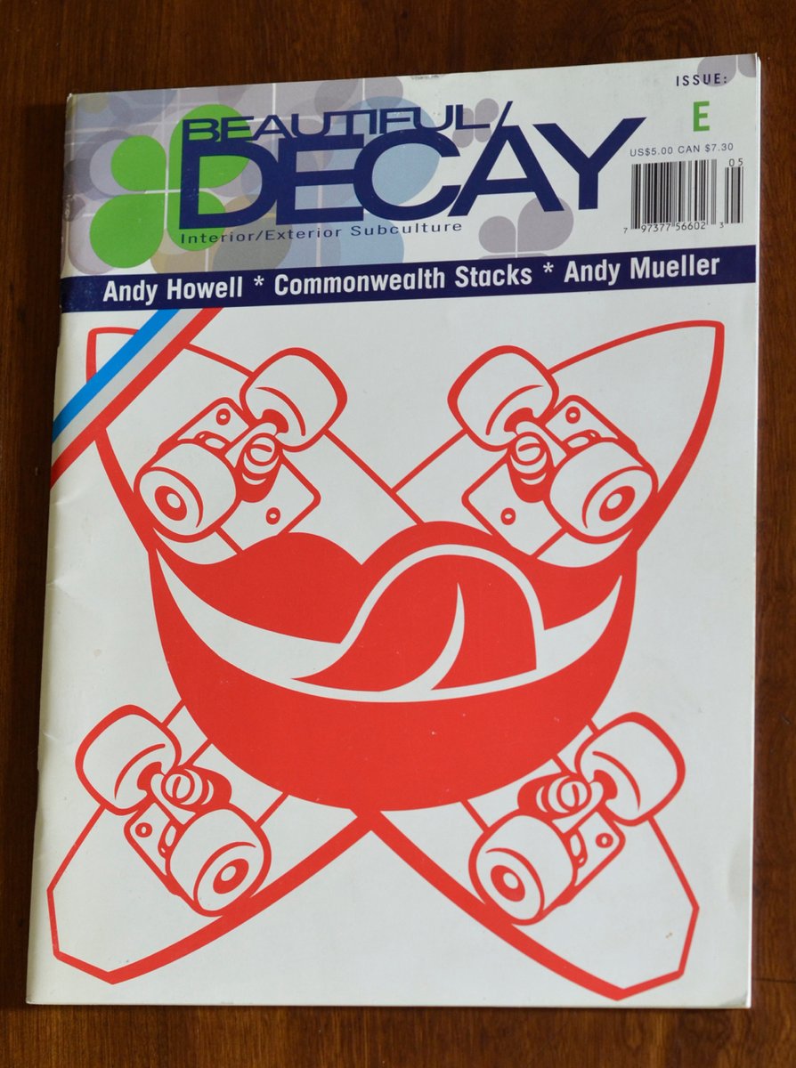 BEAUTIFUL DECAY MAGAZINE ISSUE E | SKATEBOARDS AND GRAFFITI