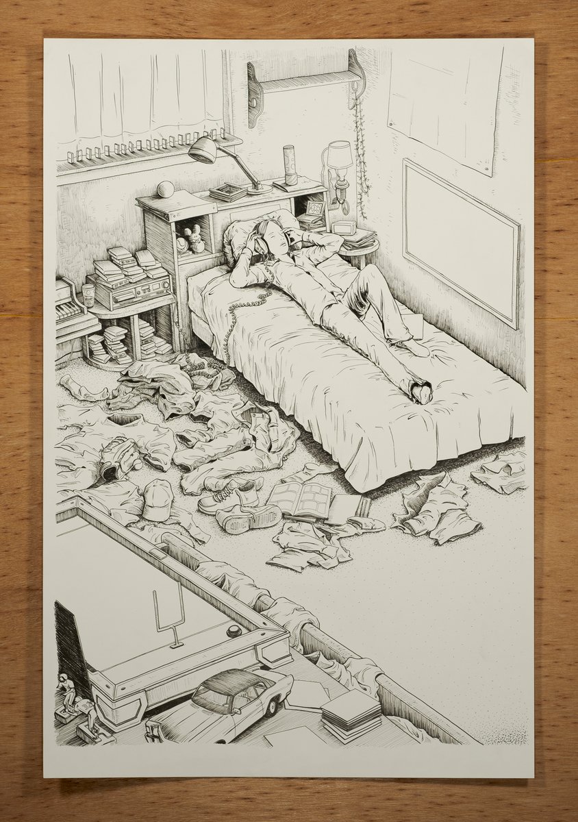 Original Ink Drawing - Dazed & Confused Poster Artwork | JAMES FLAMES ...