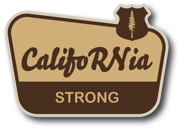 3.75" CA Strong Sticker | Proud RNs