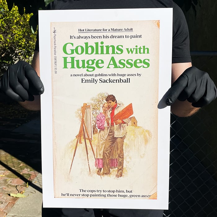 Goblins with Huge Asses - 11 x 17 Print | Paperback Paradise