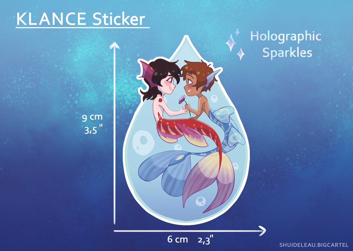 Klance Merman Sticker | Shui de l'eau