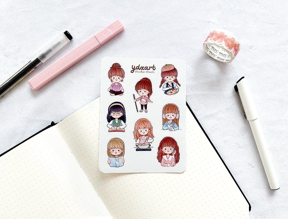 Self Care Sticker Sheet | ydxart