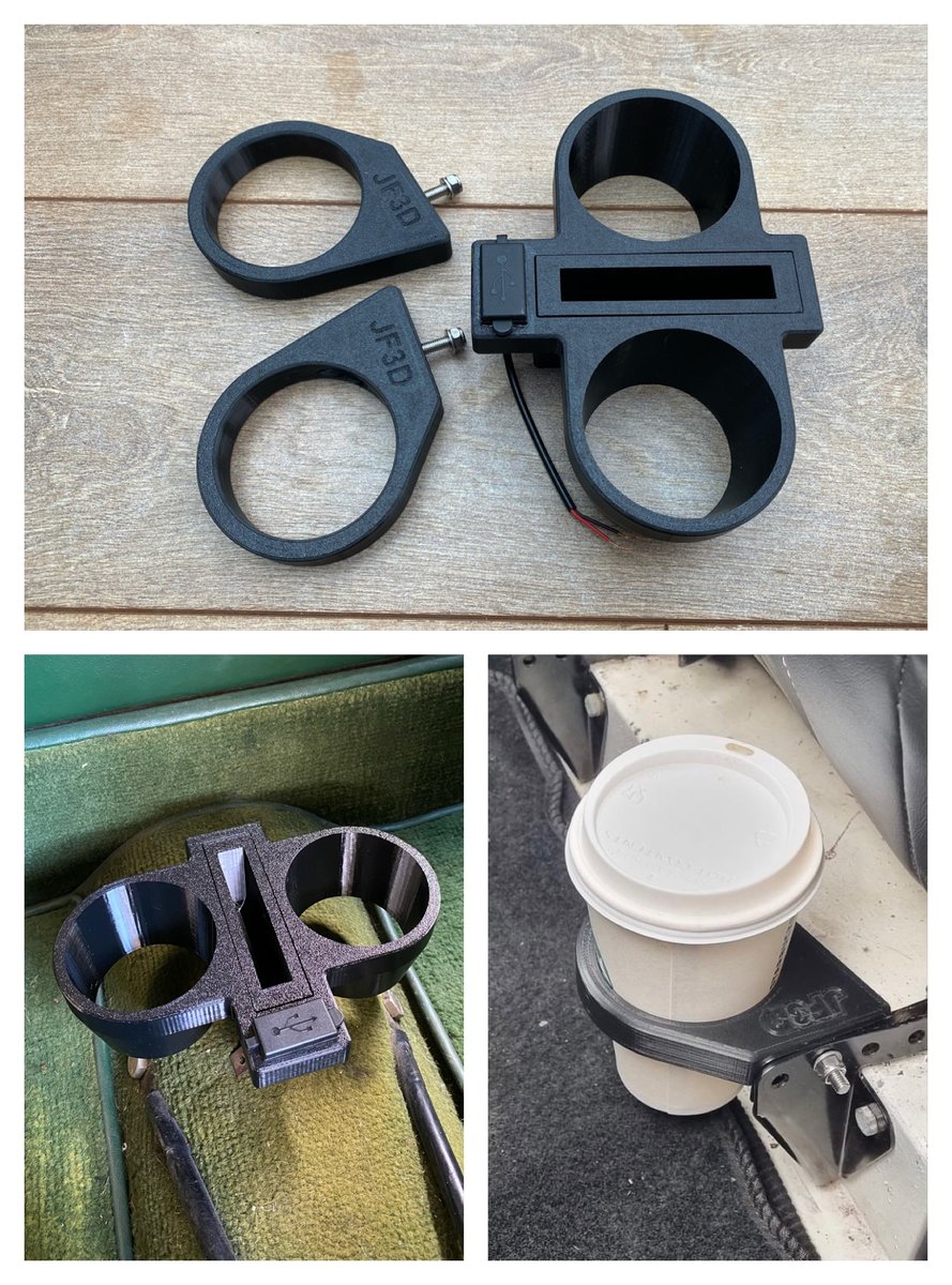Classic mini cup holders | JF3D Components