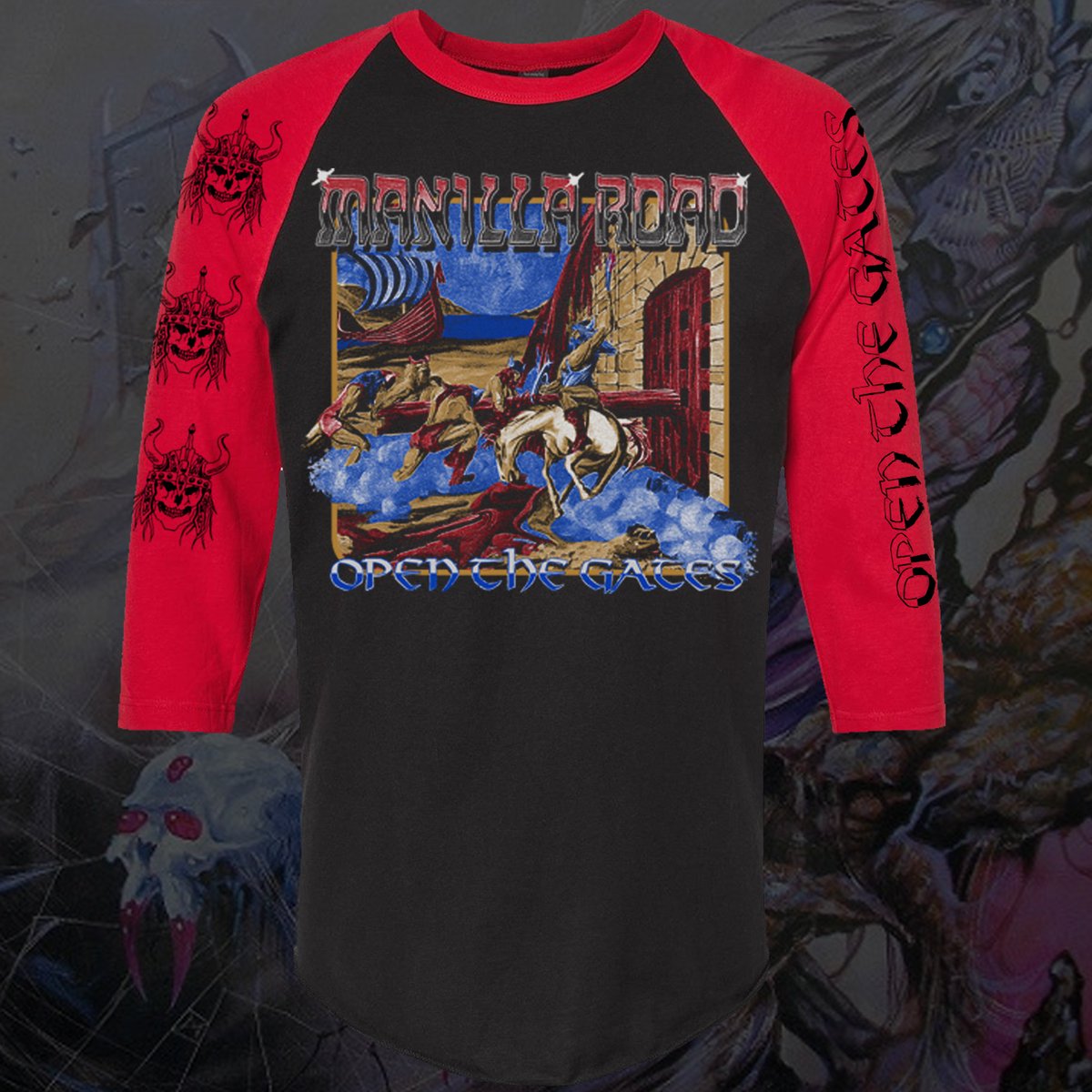 Open The Gates - 3/4 sleeve shirt | Manilla Road - Official Merchandise ...
