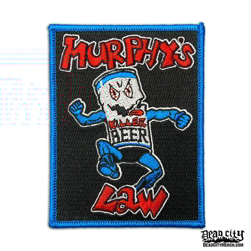 Dead City Merchandise — MURPHY'S LAW "Original Killer Beer" Embroidered Patch