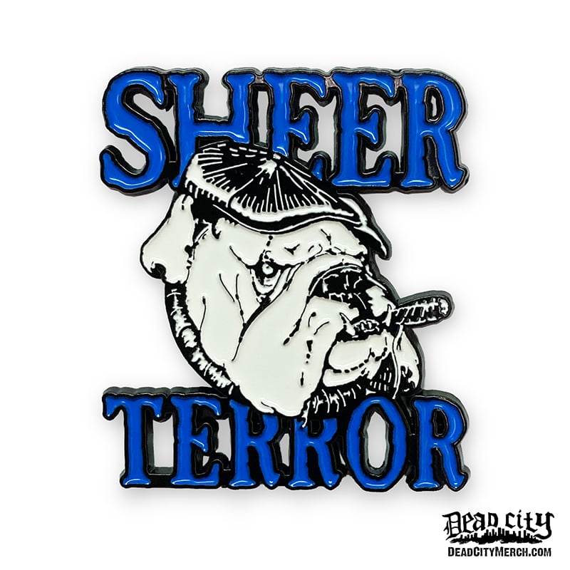 Dead City Merchandise — SHEER TERROR "Bulldog King" Enamel Pin