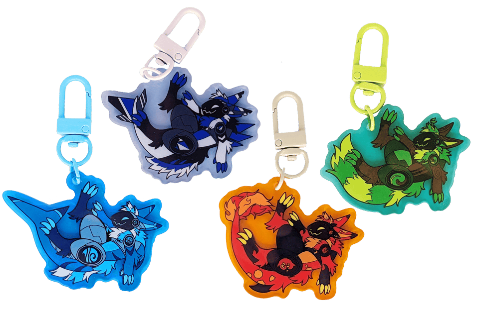 Synthwave Protogen Plush RESTOCK PREORDER | CorgiBeans