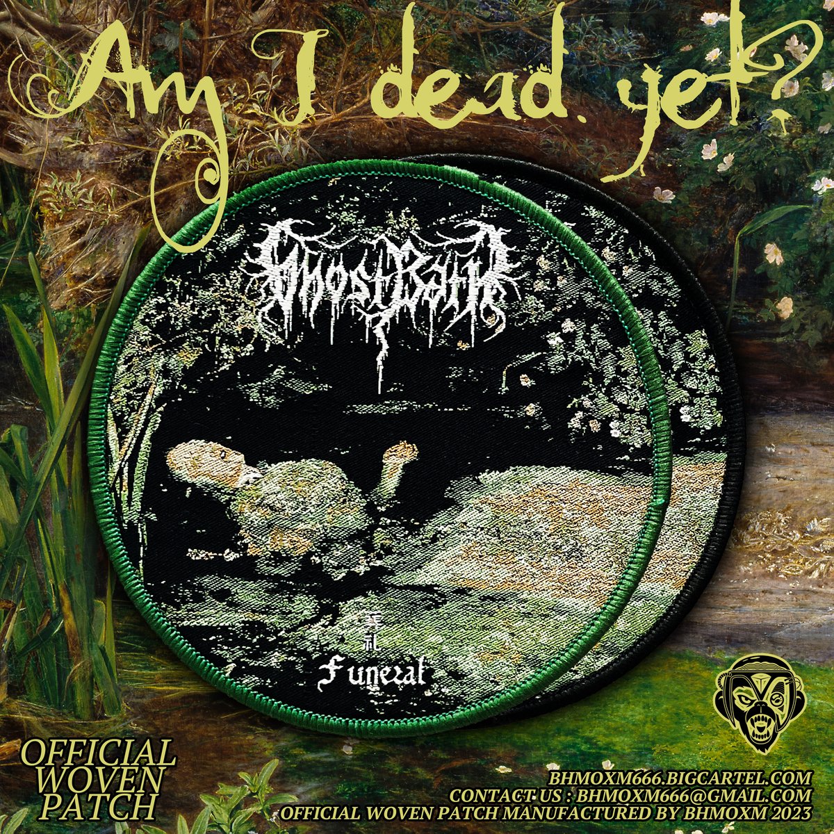 GHOST BATH - FUNERAL OFFICIAL PATCH | bhmoxm666