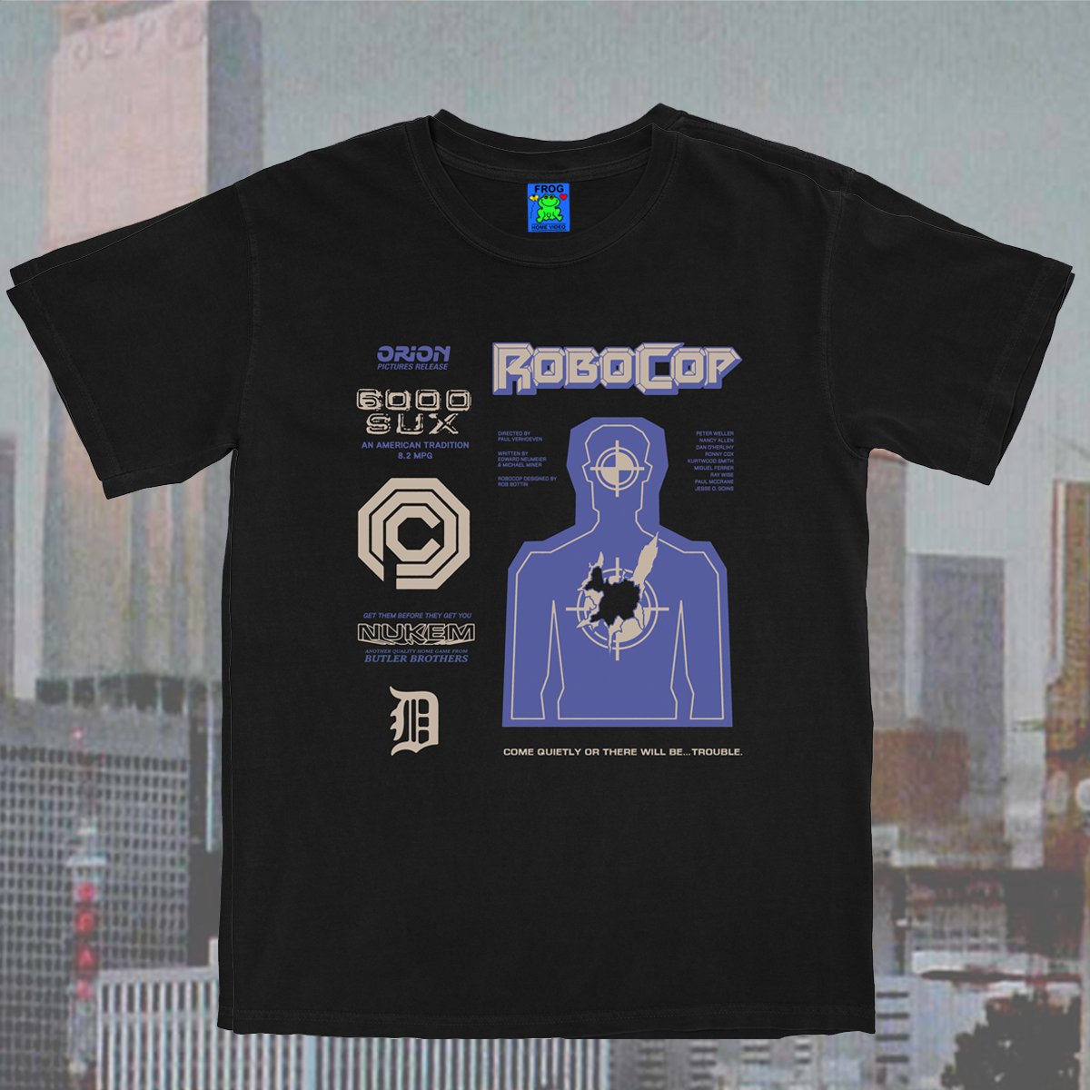 Robocop (1987) Shirt by Bill Connors | Bred Press Online Store