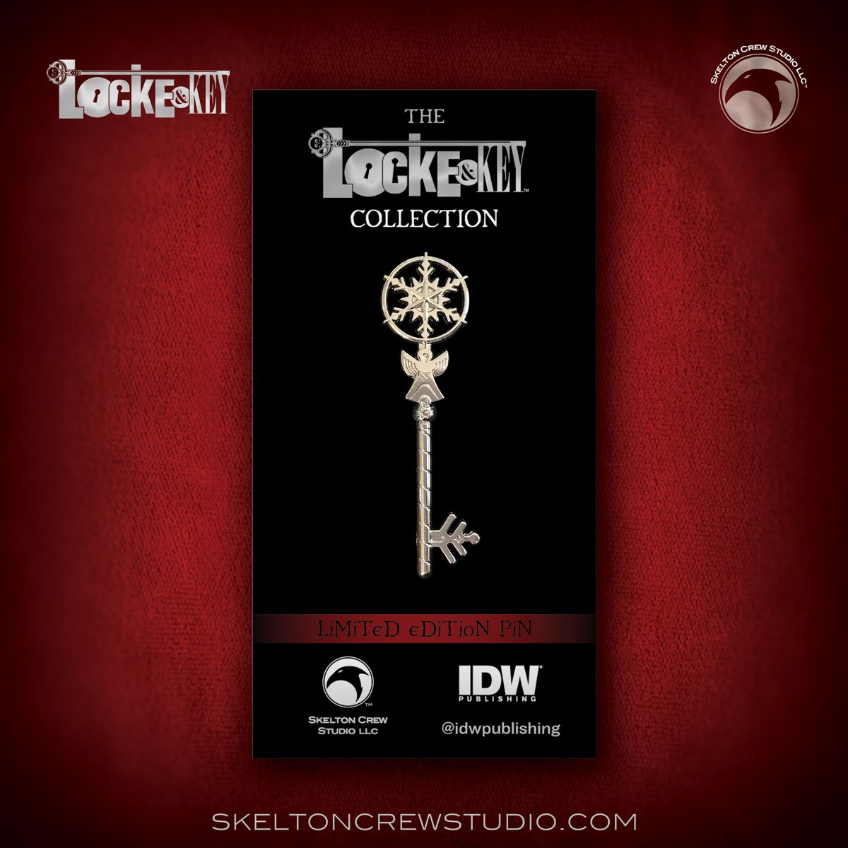 Locke & Key: Snow Angel Key Pin! | Skelton Crew Studio