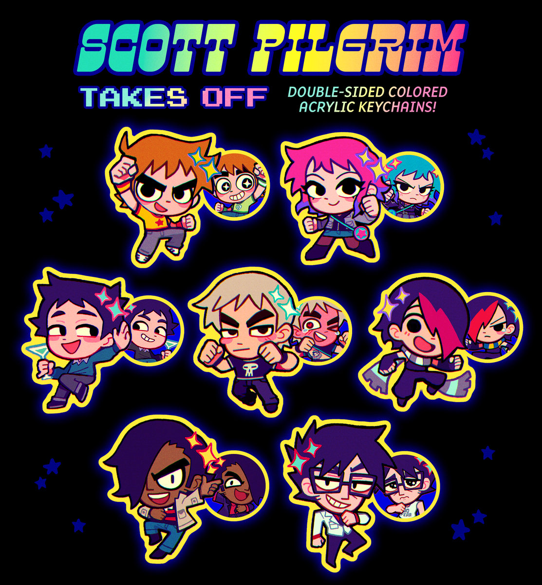 [PREORDER] Scott Pilgrim Takes Off Acrylic Charms | Conjunx Endurae