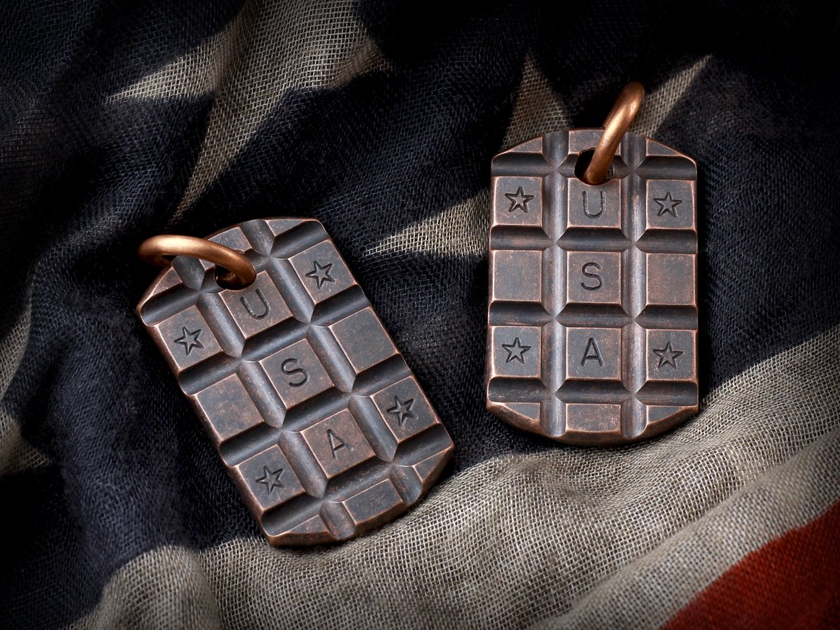 Copper Frag Tag - USA | Stonewood EDC