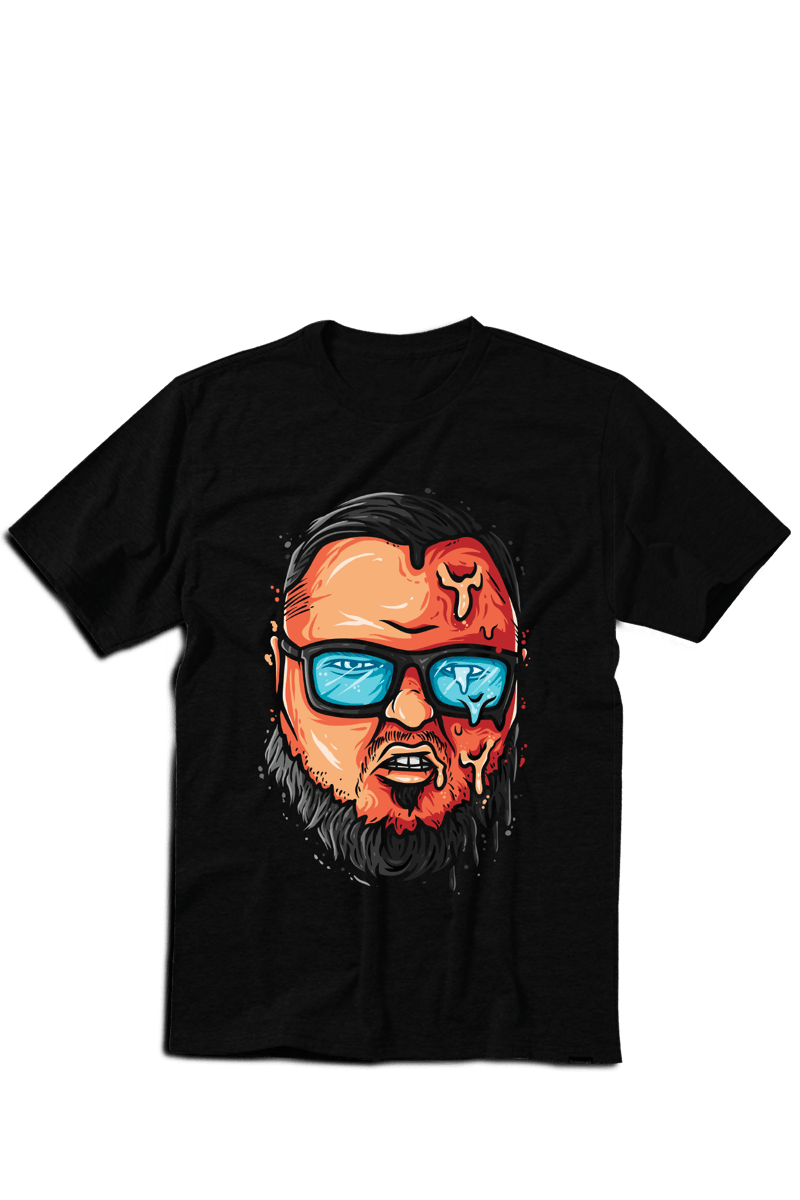 Lil Manyak x Legion Arts Melted Face T Shirt | Cerberus Store