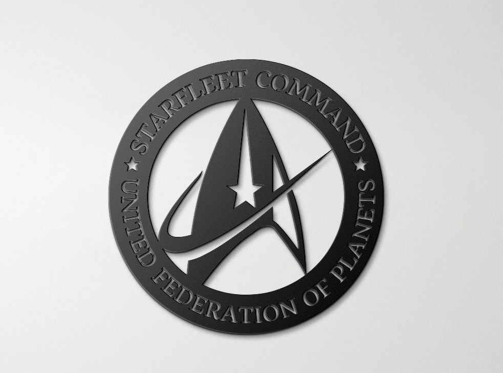 Starfleet Insignia, Metal Wall Art | Trekdom By Artworx
