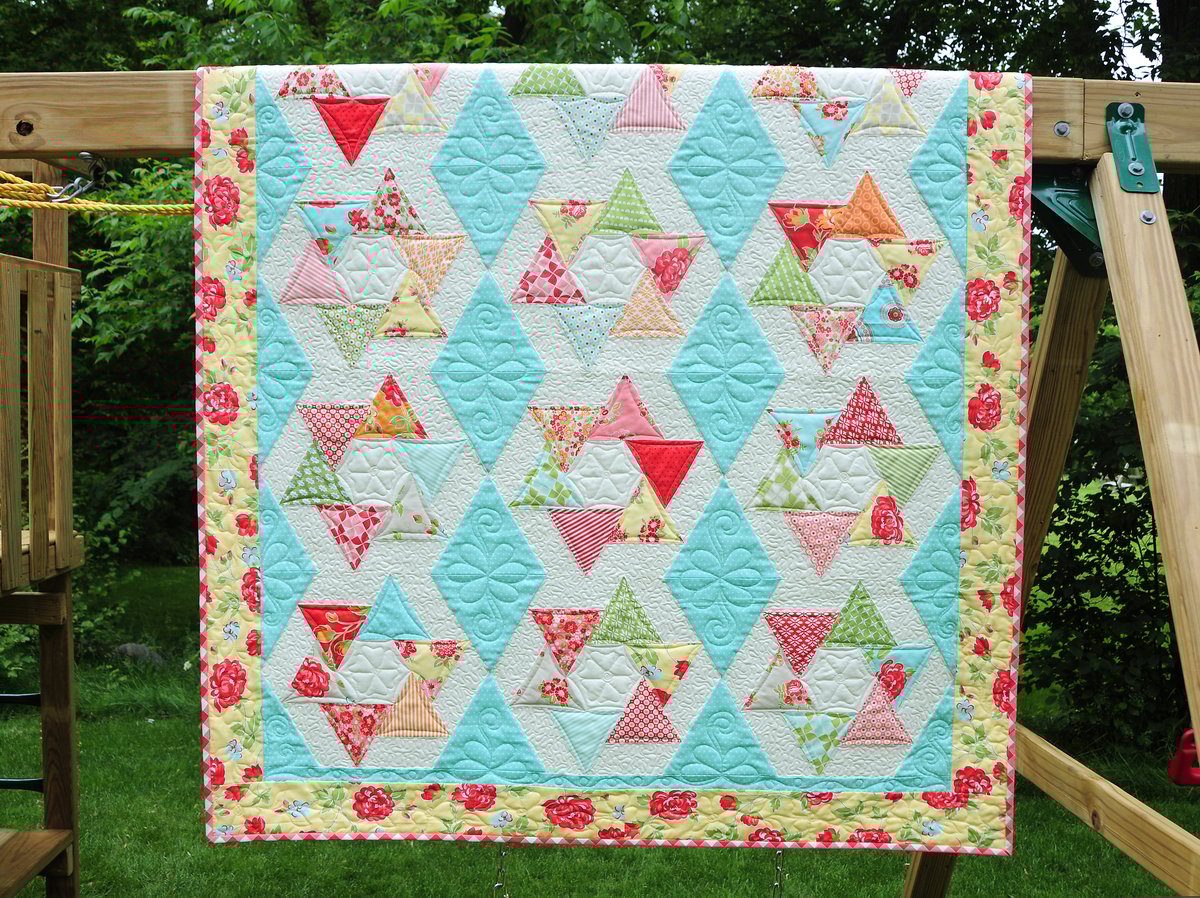 Spinners Quilt Marmalade by Bonnie and Camille | Anka's Treasures
