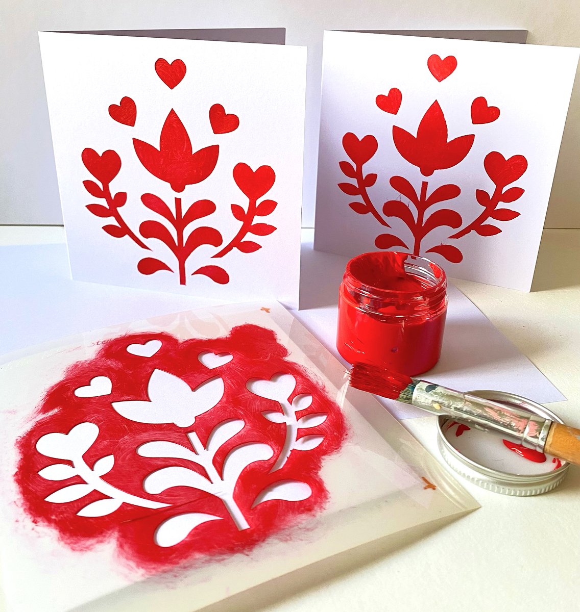 Folk Stencil | Nicolette Tabram Stencils