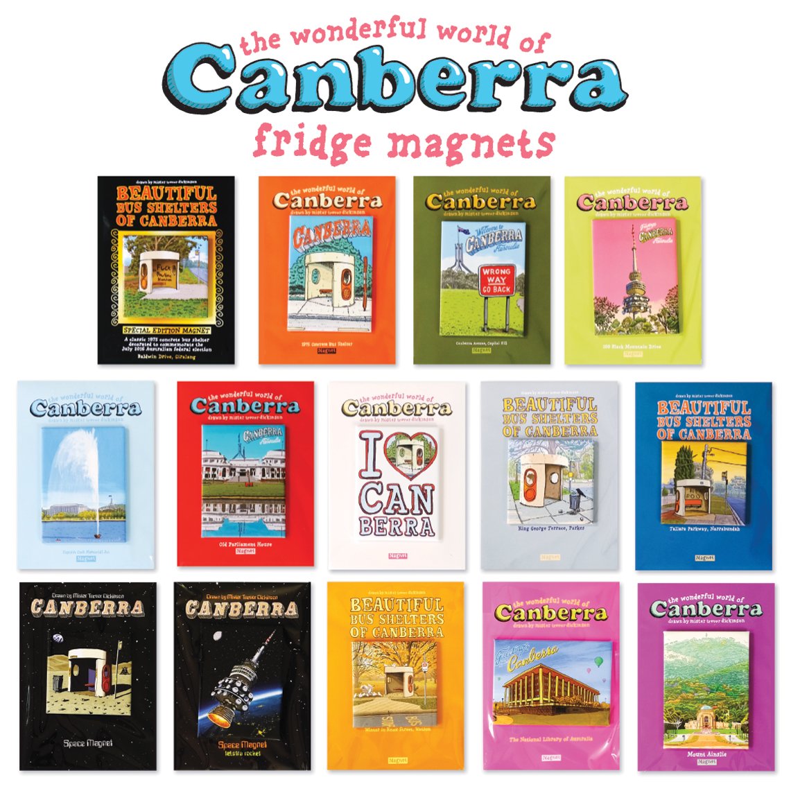 Canberra Magnets! | Mister Trevor Dickinson