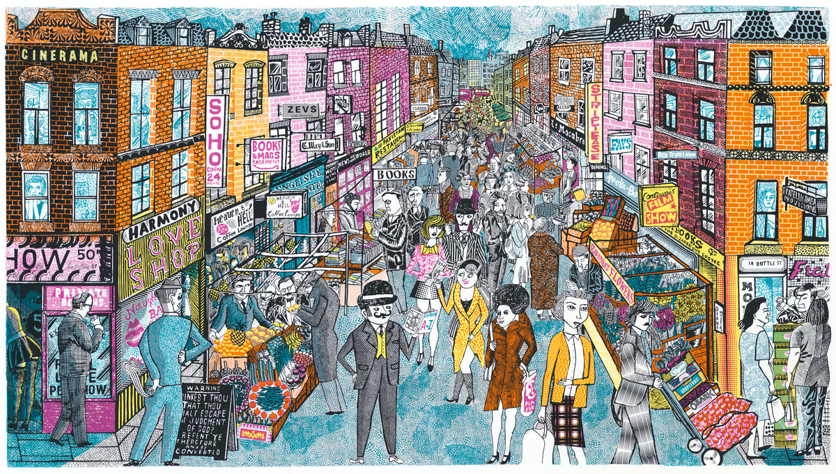 SOHO - Limited Screenprint | John Broadley
