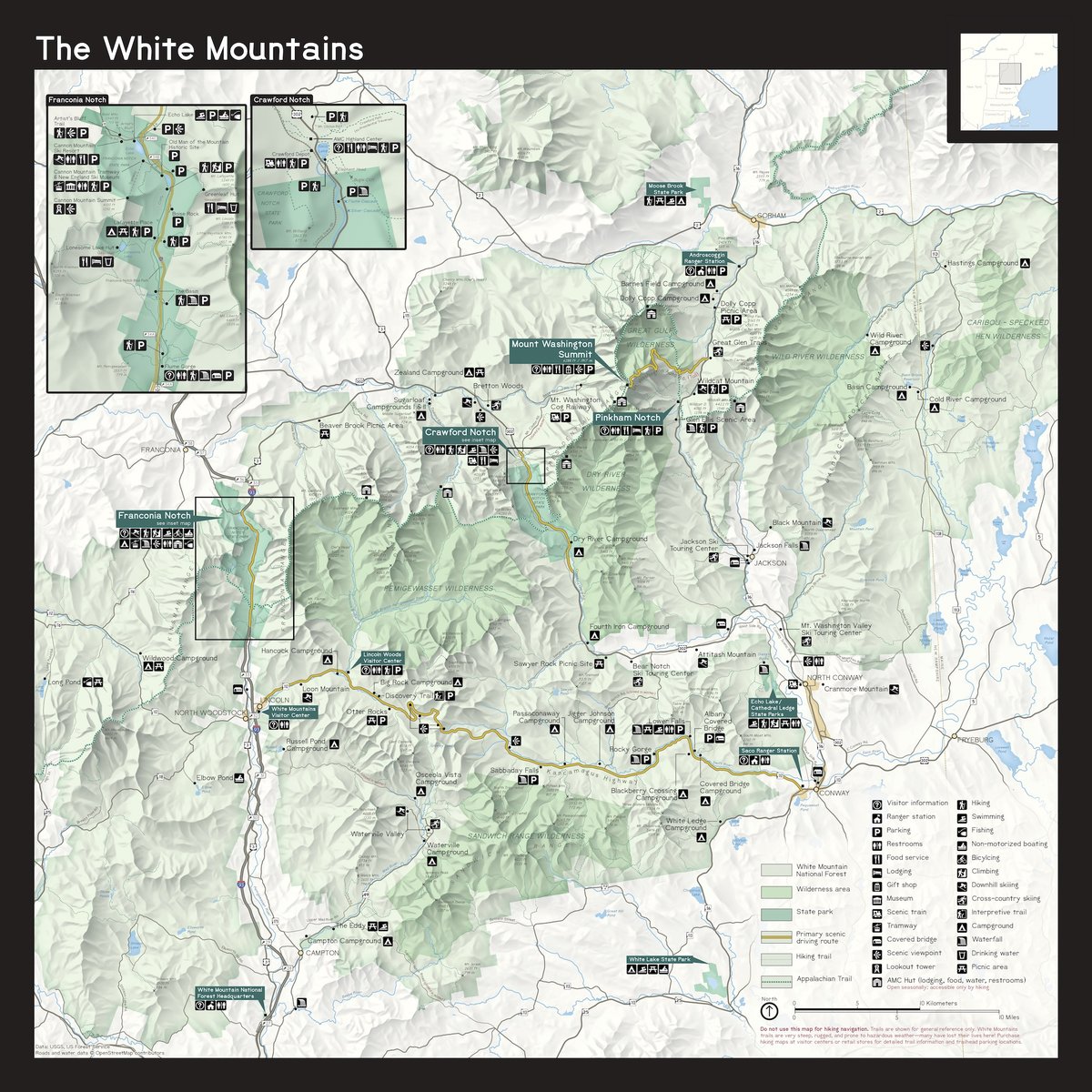 White Mountains "National Park" | Andy Woodruff Cartography