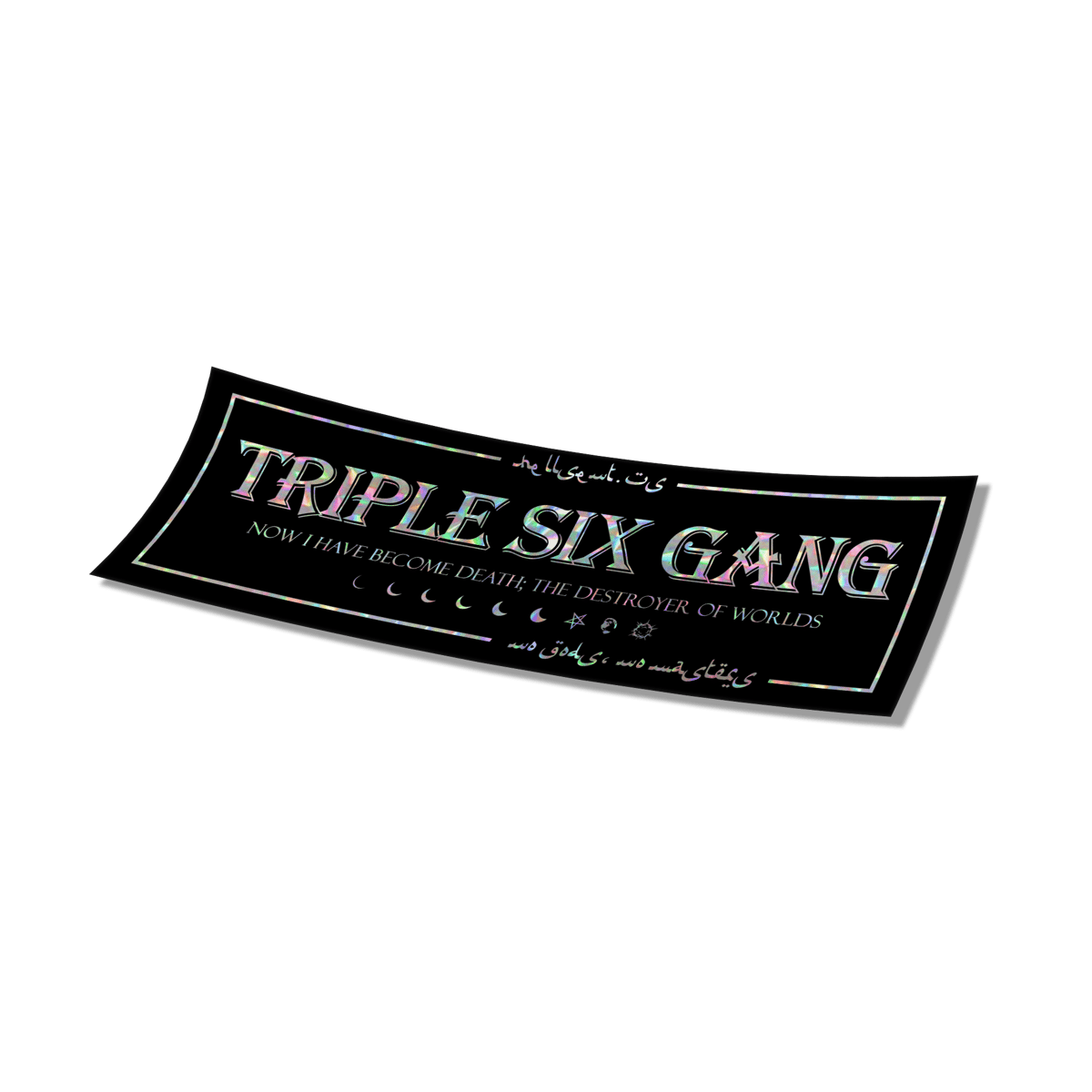 Triple Six Gang Sticker | Hellsent