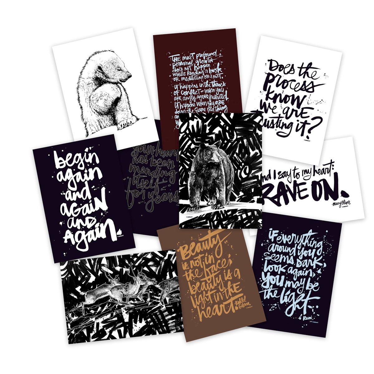 MINI PRINT set / FALL 2023 | kalbarteski