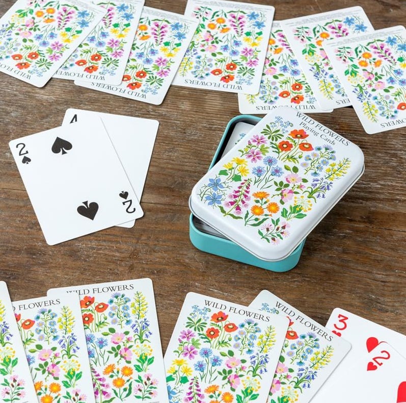 Wild Flower Playing cards | The Crafty Squirrel