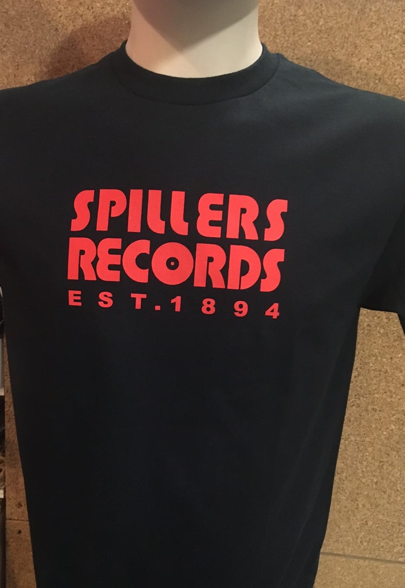 CLASSIC LOGO T-SHIRT - BLACK (Red Print) | spillers
