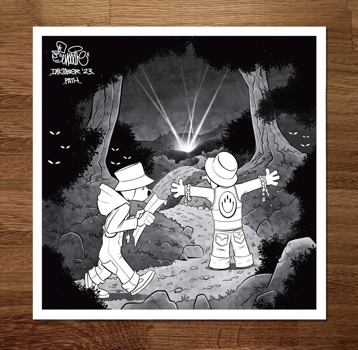 Path - Inktober Print | Growl & Grandeur