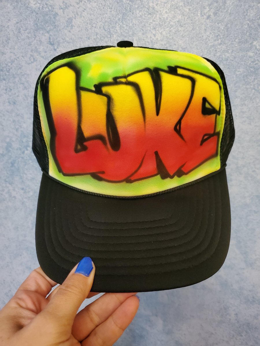 Personalized Trucker Hat - Luke Style | Fester Custom Airbrushing
