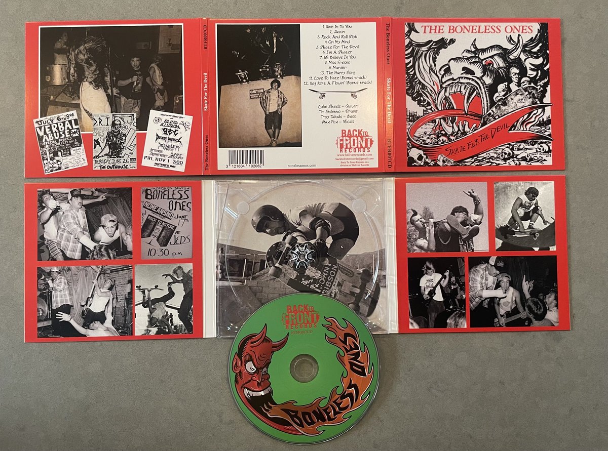 Clear vinyl | THE BONELESS ONES STORE