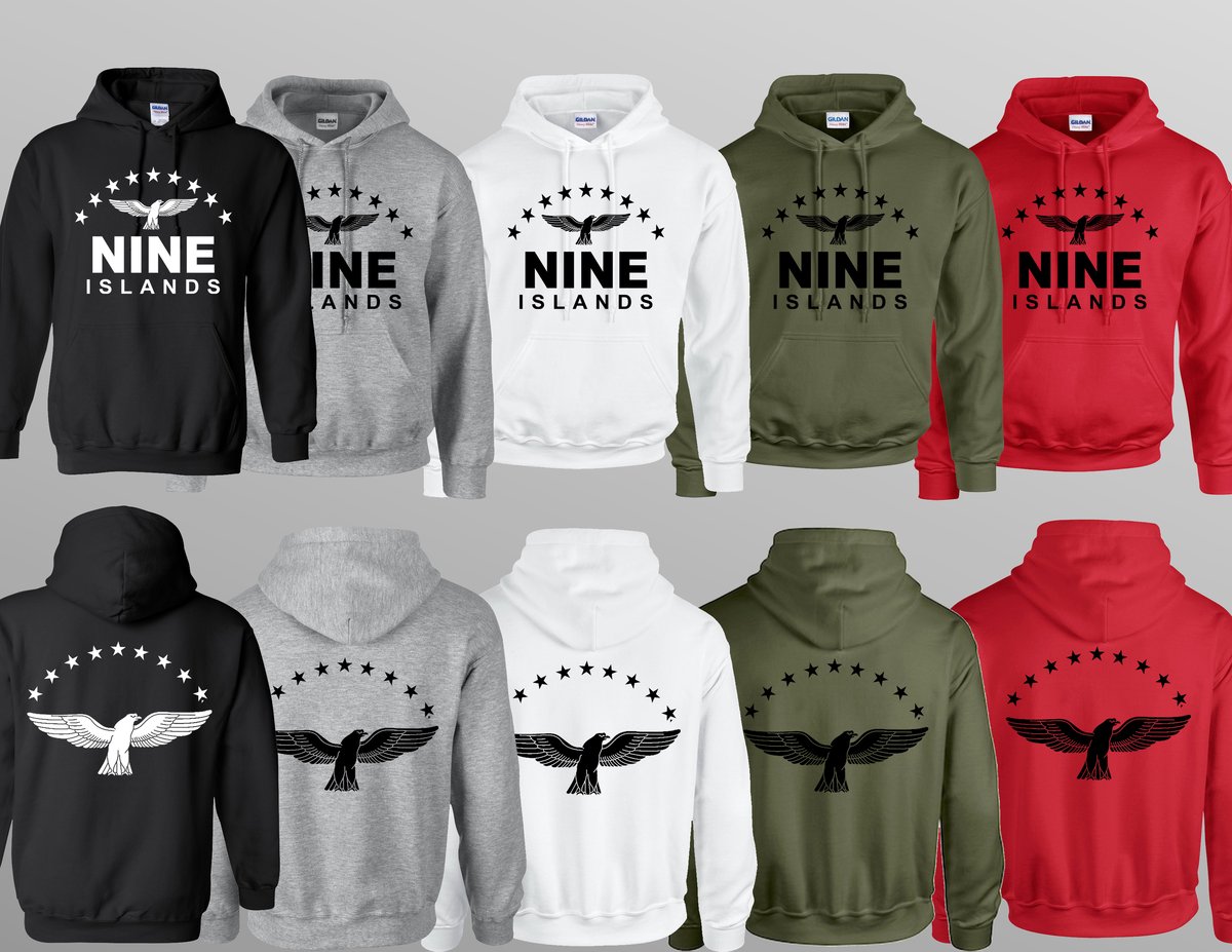 NINE ISLANDS LOGO HOODIE | Nineislandsclothing