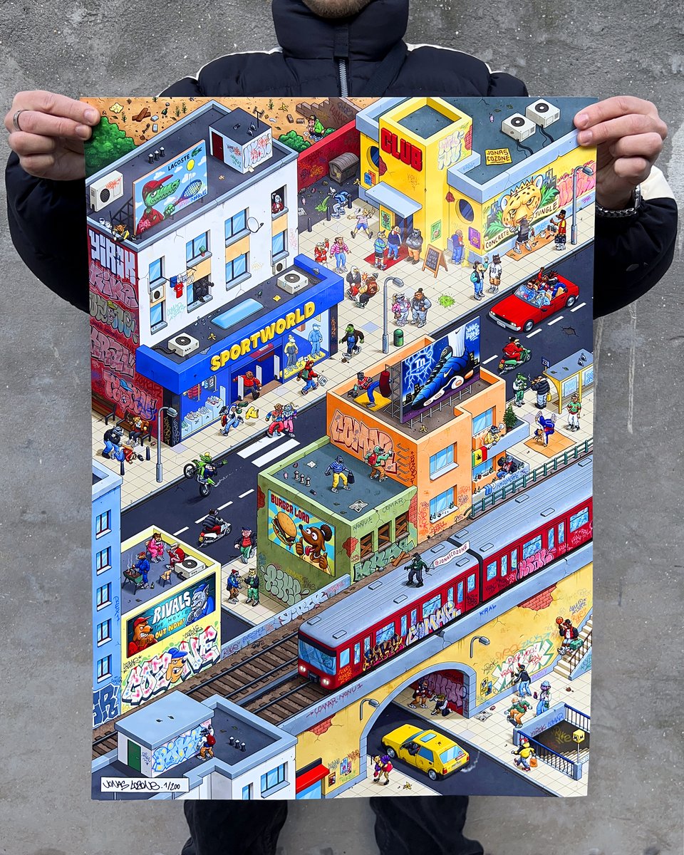 Beastville print | JonasCozone