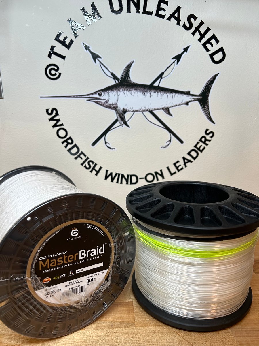 LP Tip Spool - Cortland Master Braid (White) | Team Unleashed