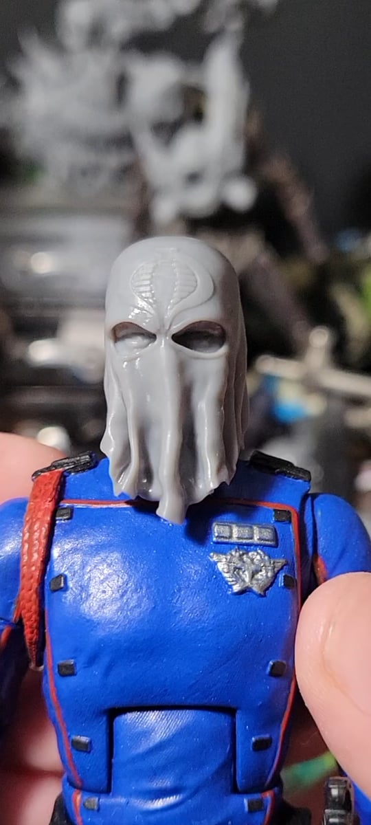 Cobra commander hooded head | HFC 3d Prints