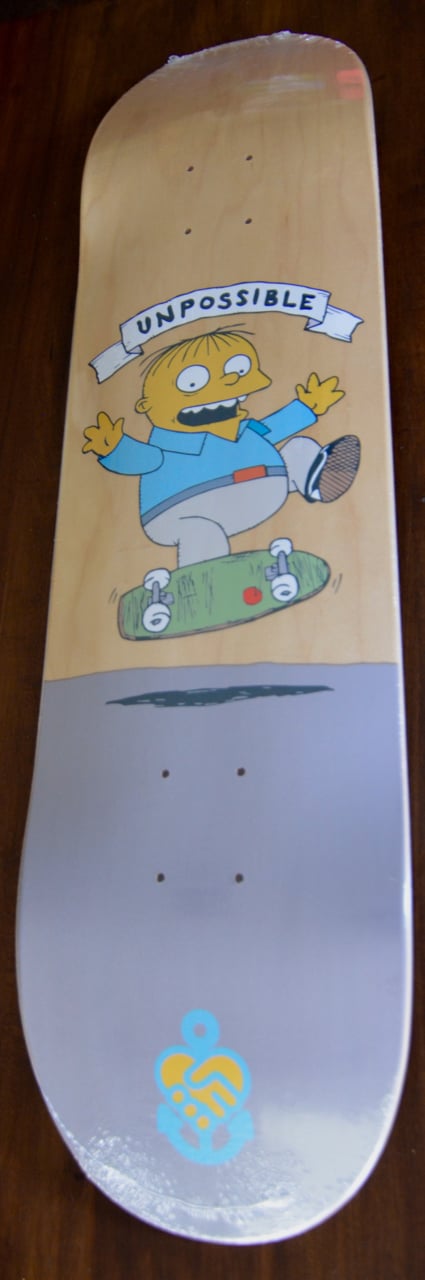 THE FRIEND SHIP SKATEBOARD DECK - UNPOSSIBLE - Ralph Wiggum ...