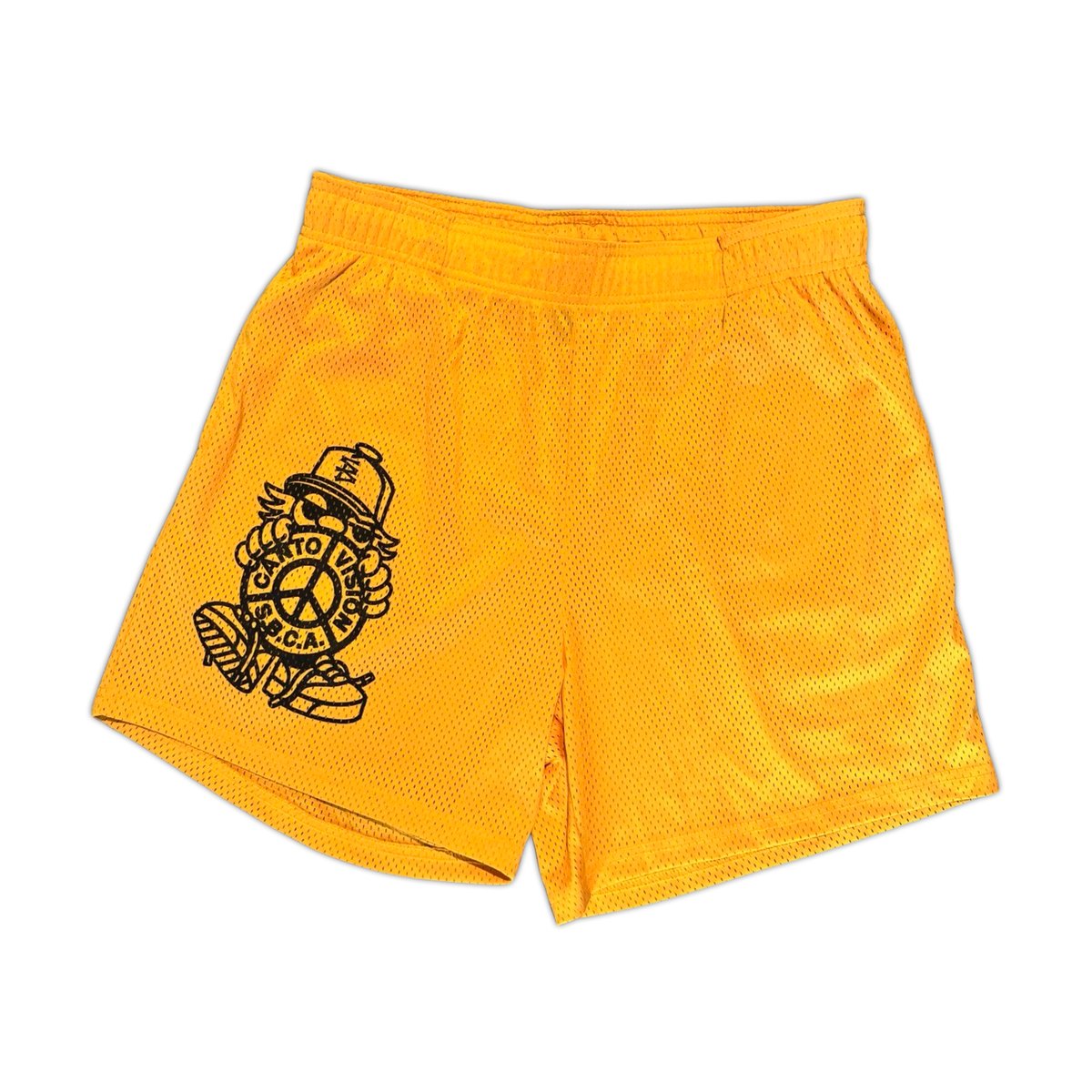 Stan Man Mesh Shorts - Gold | Canto