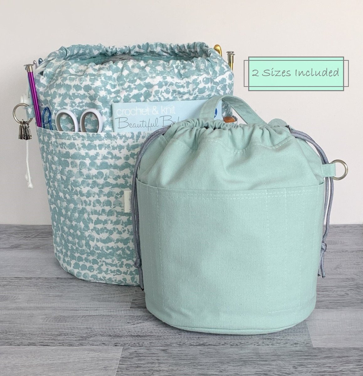 Project Bucket Bag PDF Sewing Pattern with 2 SIZES | Merge Patterns