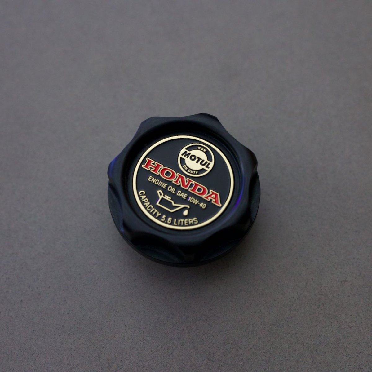 S2000 oil cap coin MOTUL (10w-40) - polished gold | S NI SEN