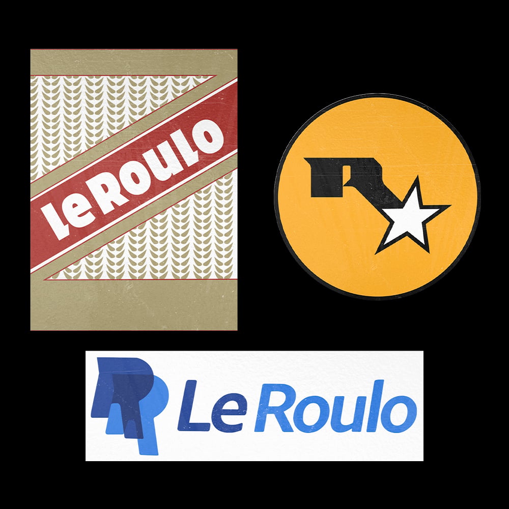 LE ROULO pirate logo stickers | leroulo