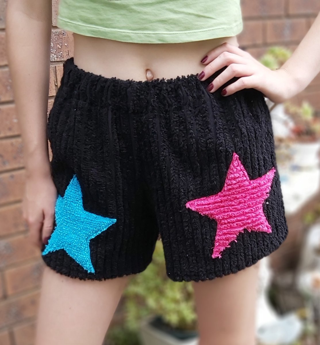 Ladies Shorts with Stars | Kat Klothing