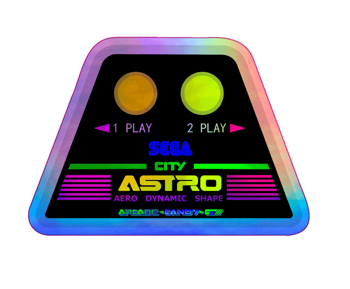 ADD ON ONLY - Astro City Holo pack & Sticker | Arcade Candy Co.