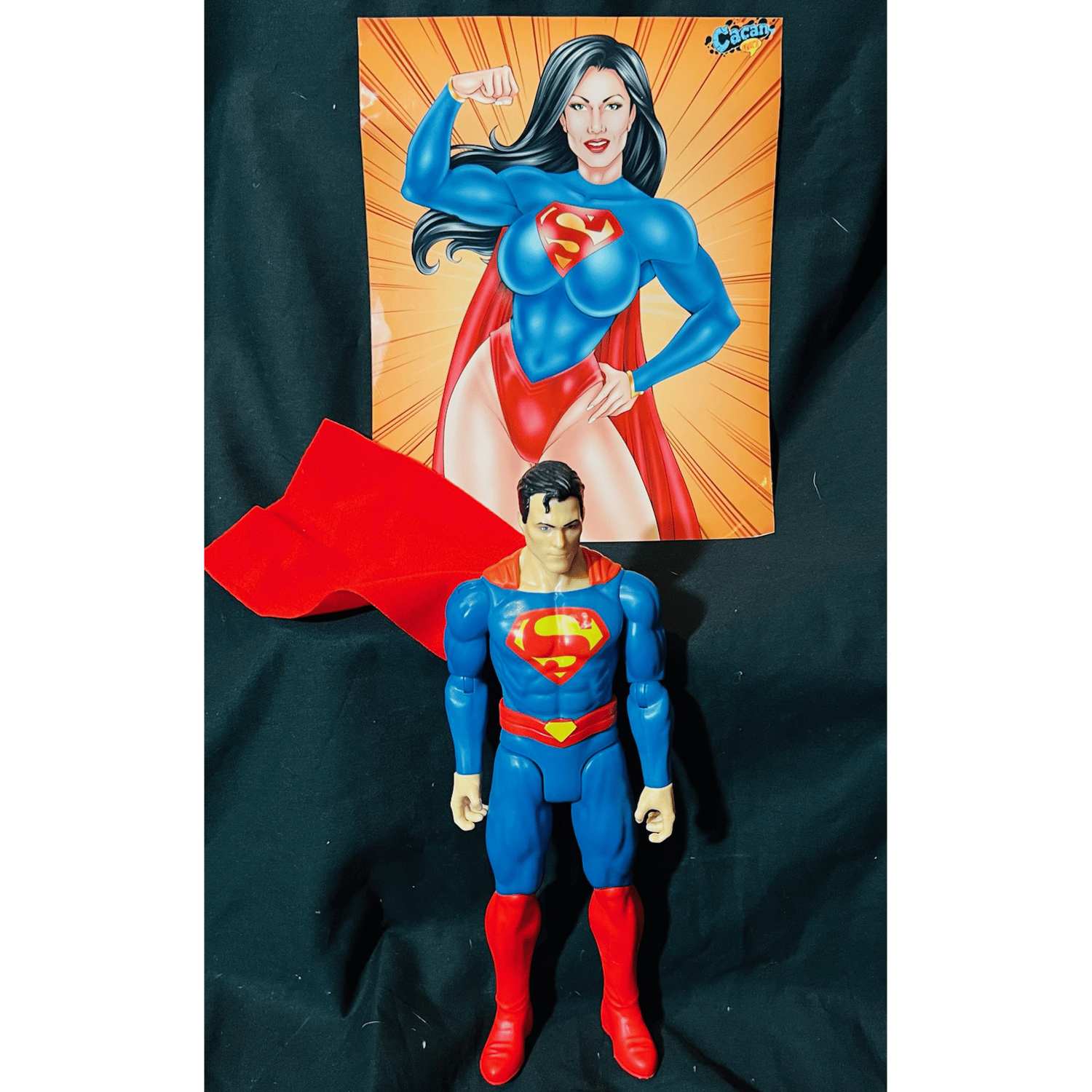 Superman Figure + Free Signed Superwoman/Super Victoria 8x10 Bundle ...