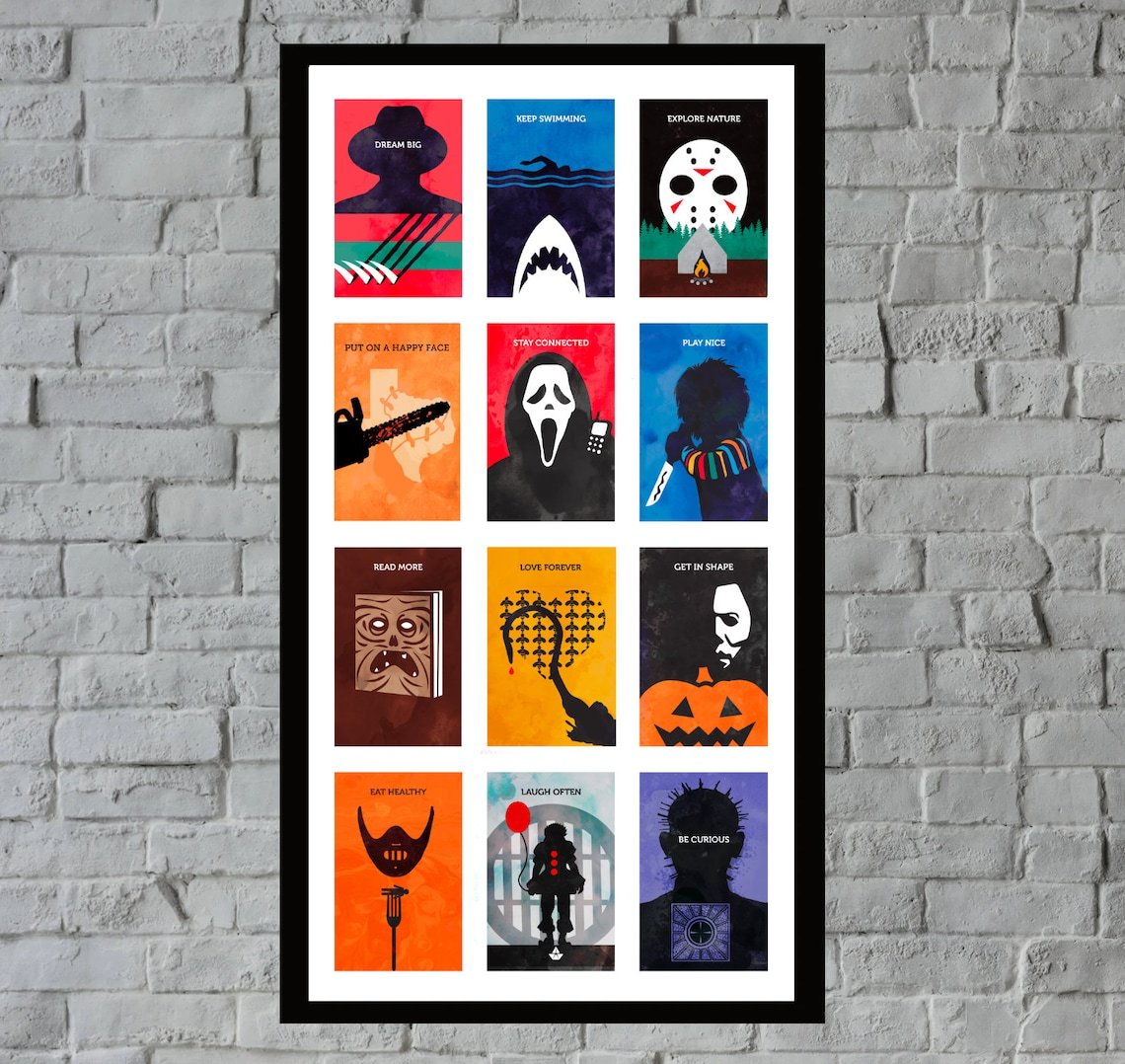 Horror Movie Motivational Print #1 | screamprints