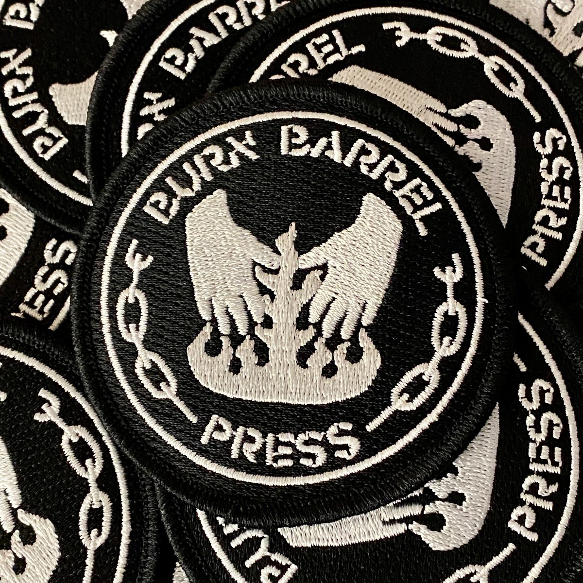 Burn Barrel Patch | BURN BARREL PRESS